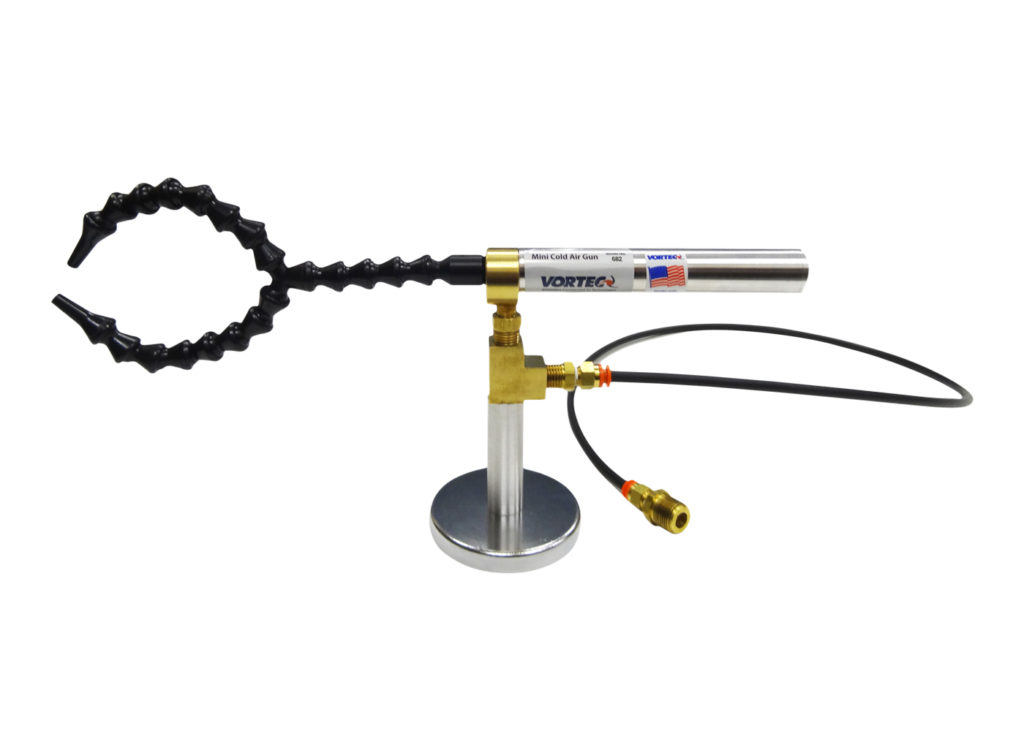 Dual Mini Cold Air Guns for multi-directional cooling | SolvAir